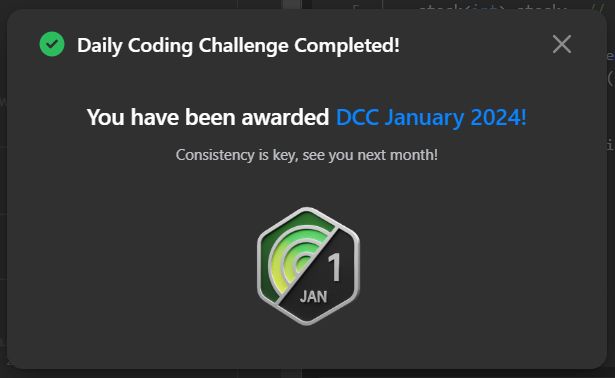 Parth Amble on LinkedIn: #leetcode #januarybadge #dsa Parth Amble on LinkedIn: #leetcode #januarybadge #dsa