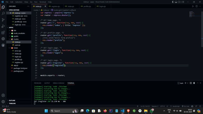 Prakhar Vishwakarma on LinkedIn: #nodejs #backenddevelopment Prakhar Vishwakarma on LinkedIn: #nodejs #backenddevelopment