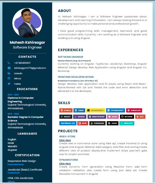 Mahesh Kshirsagar on LinkedIn: #webdevelopment #html #css #javascript # ... Mahesh Kshirsagar on LinkedIn: #webdevelopment #html #css #javascript # ...