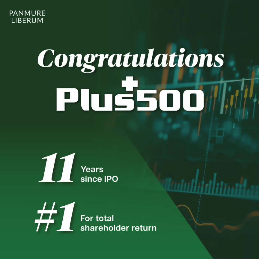 Panmure Liberum on LinkedIn: Congratulations to our client Plus500™ on ... Panmure Liberum on LinkedIn: Congratulations to our client Plus500™ on ...