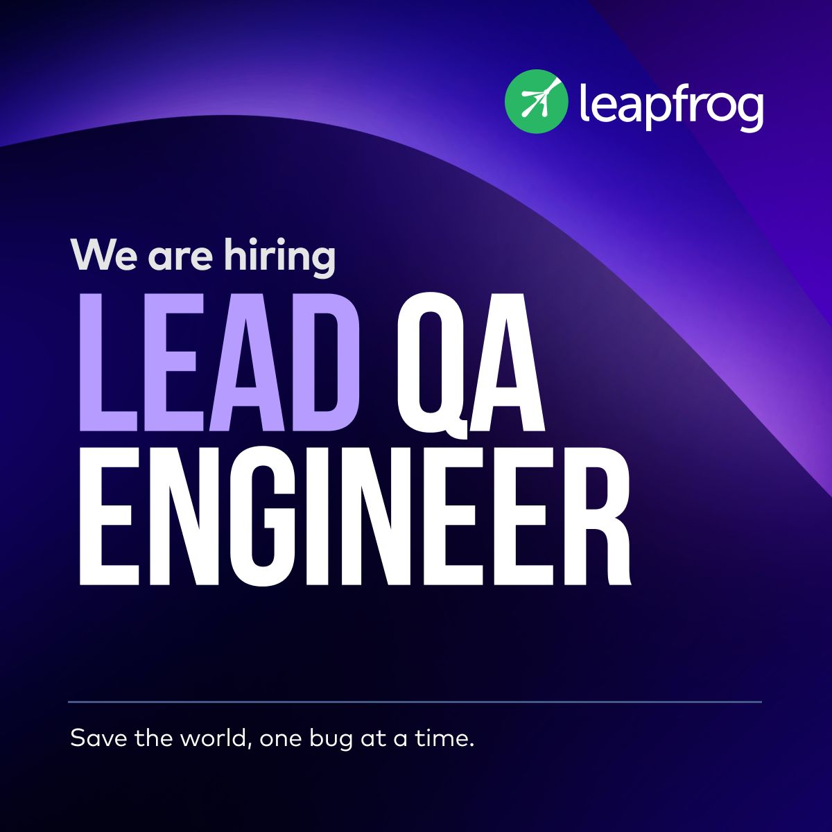 Sailesh Nepal on LinkedIn: #qa #applynow #leapfrog Sailesh Nepal on LinkedIn: #qa #applynow #leapfrog