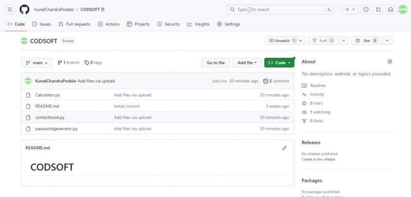 Kunal Chandra Poddar on LinkedIn: #codsoft #codsoft #pythonprogramming ... Kunal Chandra Poddar on LinkedIn: #codsoft #codsoft #pythonprogramming ...