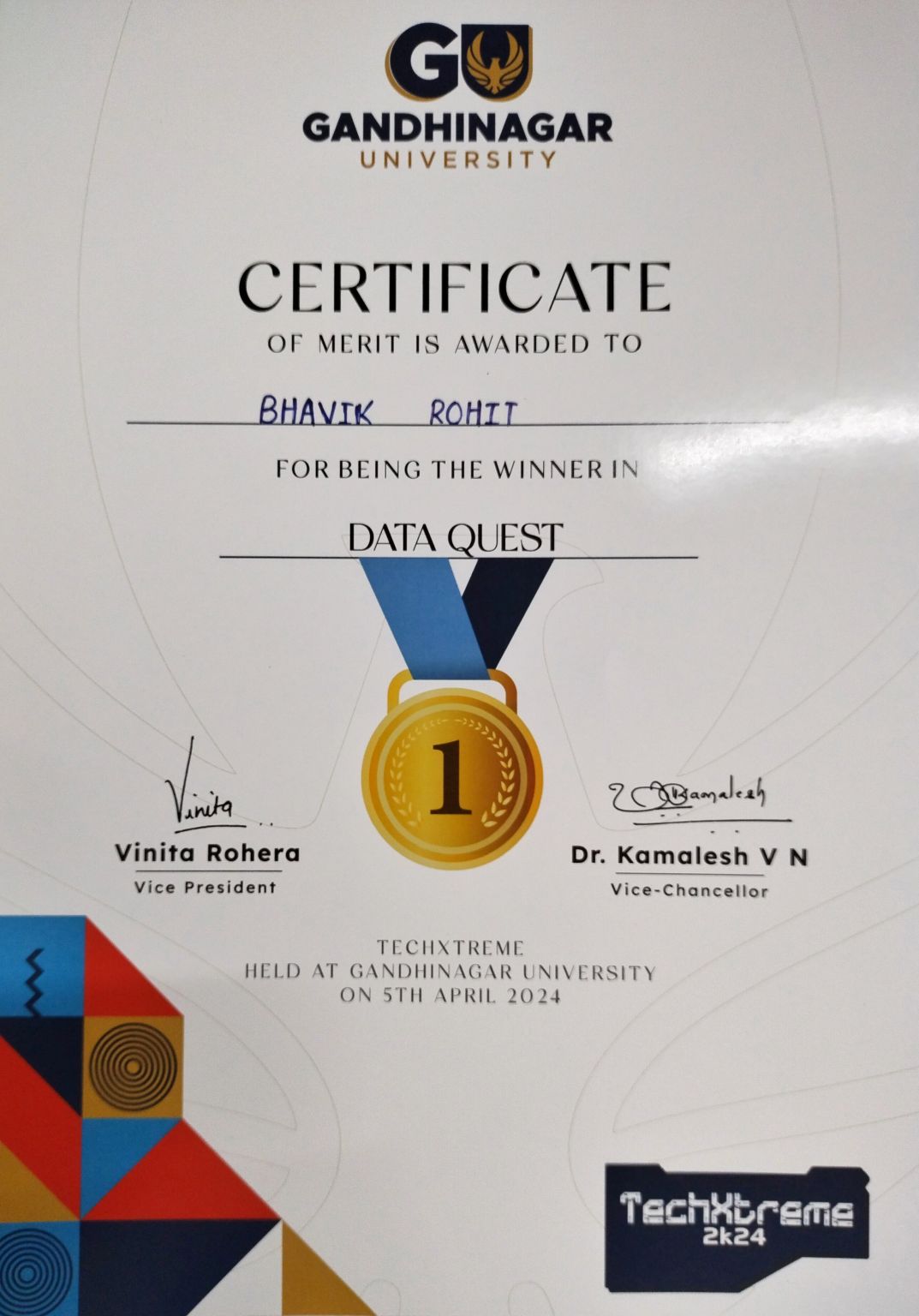 Bhavik Rohit on LinkedIn: #dataquest #gandhinagaruniversity Bhavik Rohit on LinkedIn: #dataquest #gandhinagaruniversity