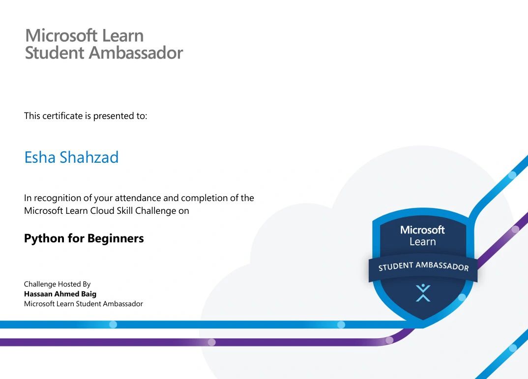 Esha Shahzad on LinkedIn: #python #programming #coding #learntocode # ... Esha Shahzad on LinkedIn: #python #programming #coding #learntocode # ...