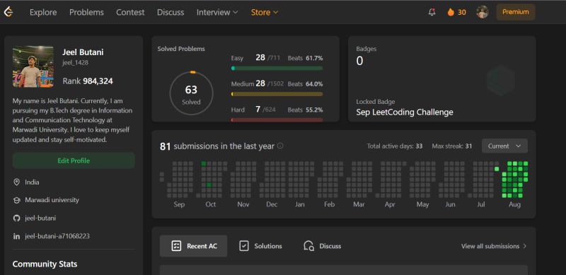 Jeel Butani on LinkedIn: #365daychallenge #leetcode #dailycoding #dsa ... Jeel Butani on LinkedIn: #365daychallenge #leetcode #dailycoding #dsa ...