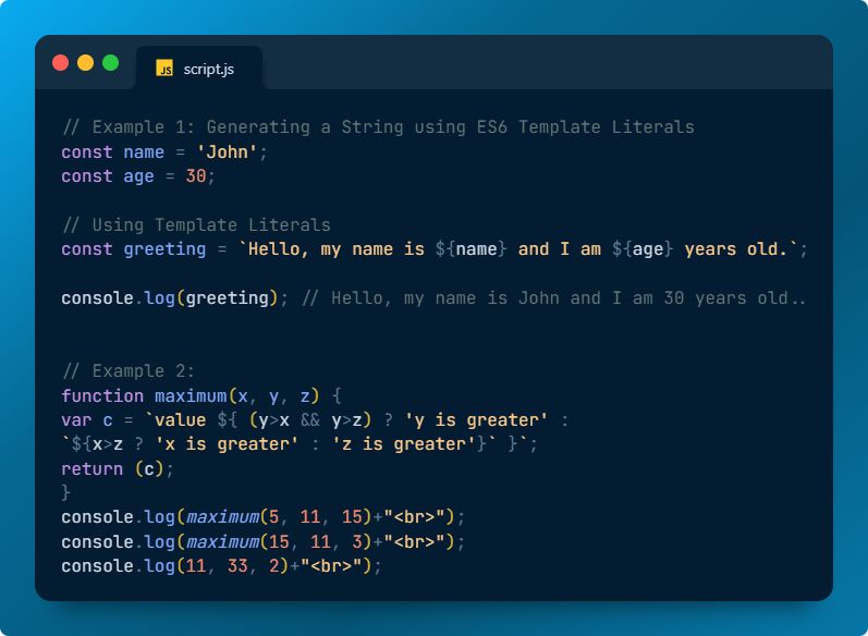 Keval Radadiya on LinkedIn: #javascript #es6 #javascriptlearning # ... Keval Radadiya on LinkedIn: #javascript #es6 #javascriptlearning # ...