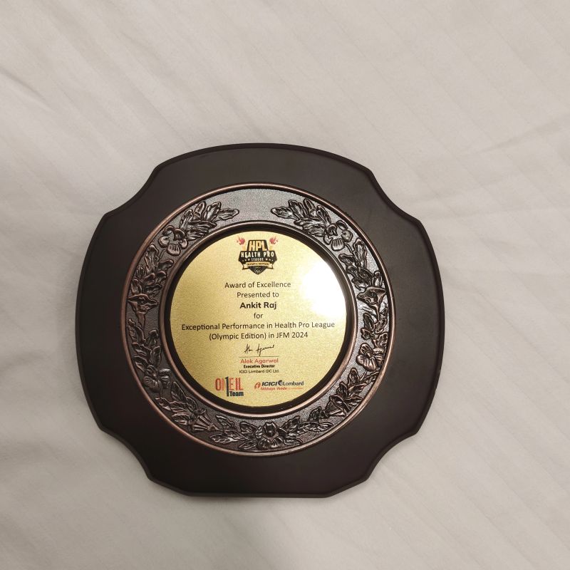 Ankit Raj on LinkedIn: Awarded By executive director(Mr Alok Agarwal ... Ankit Raj on LinkedIn: Awarded By executive director(Mr Alok Agarwal ...