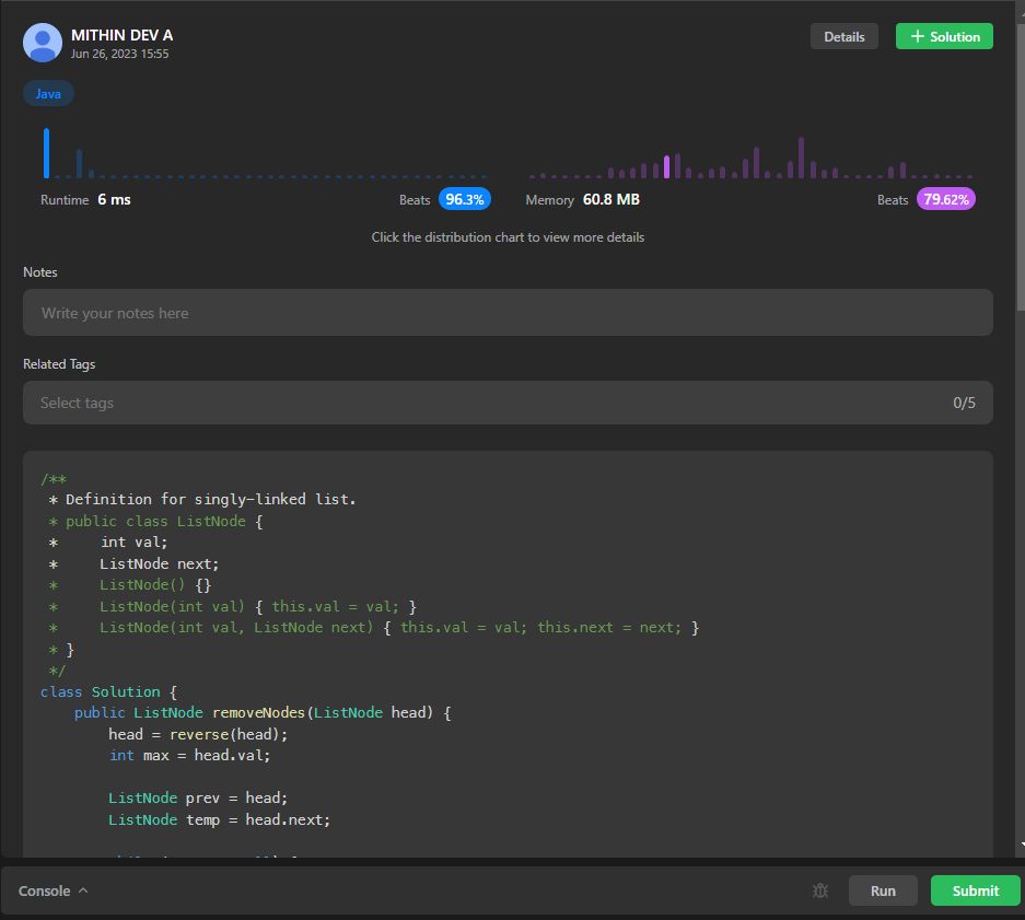 MITHIN DEV A on LinkedIn: #leetcode #codingchallenge #algorithm # ... MITHIN DEV A on LinkedIn: #leetcode #codingchallenge #algorithm # ...