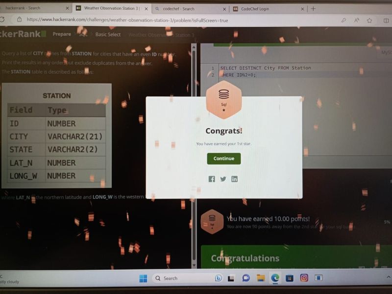 Mitali Chouhan on LinkedIn: #hackerrank #sql Mitali Chouhan on LinkedIn: #hackerrank #sql