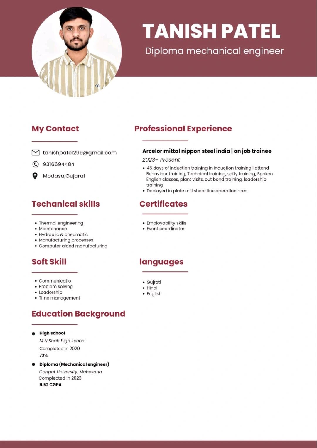Tanish Patel on LinkedIn: looking for new opportunitie Tanish Patel on LinkedIn: looking for new opportunitie