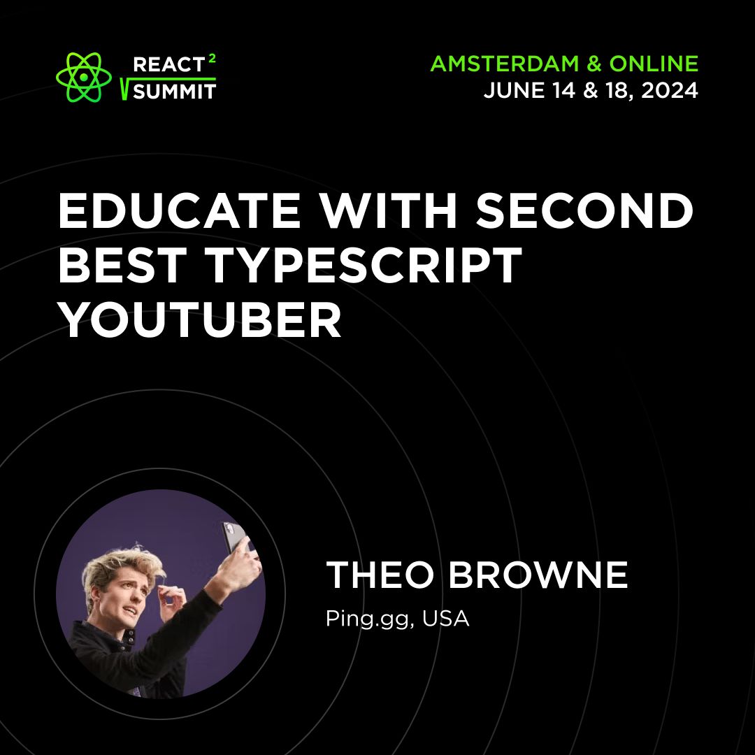 Meet Theo Browne, #TypeScript YouTuber | React Summit posted on the ... Meet Theo Browne, #TypeScript YouTuber | React Summit posted on the ...