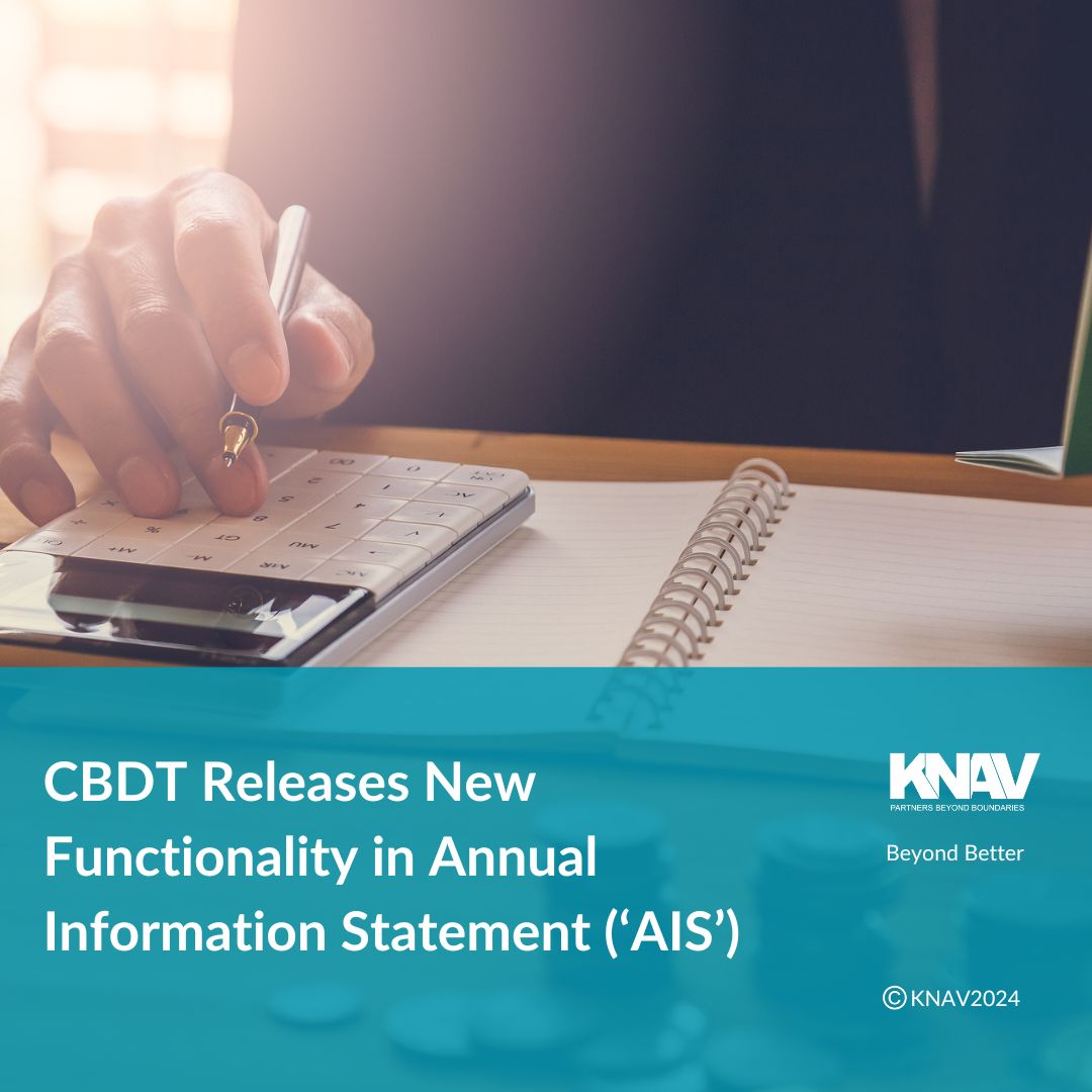 KNAV India on LinkedIn: Flash Alert: CBDT Releases New Functionality in ... KNAV India on LinkedIn: Flash Alert: CBDT Releases New Functionality in ...