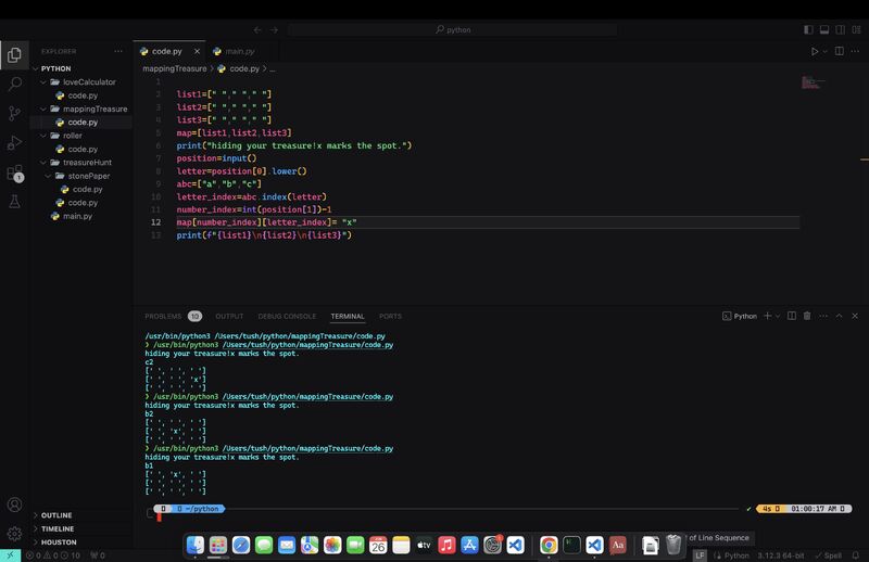 Tushar Kumar on LinkedIn: #python #coding #treasuremapping #programming ... Tushar Kumar on LinkedIn: #python #coding #treasuremapping #programming ...
