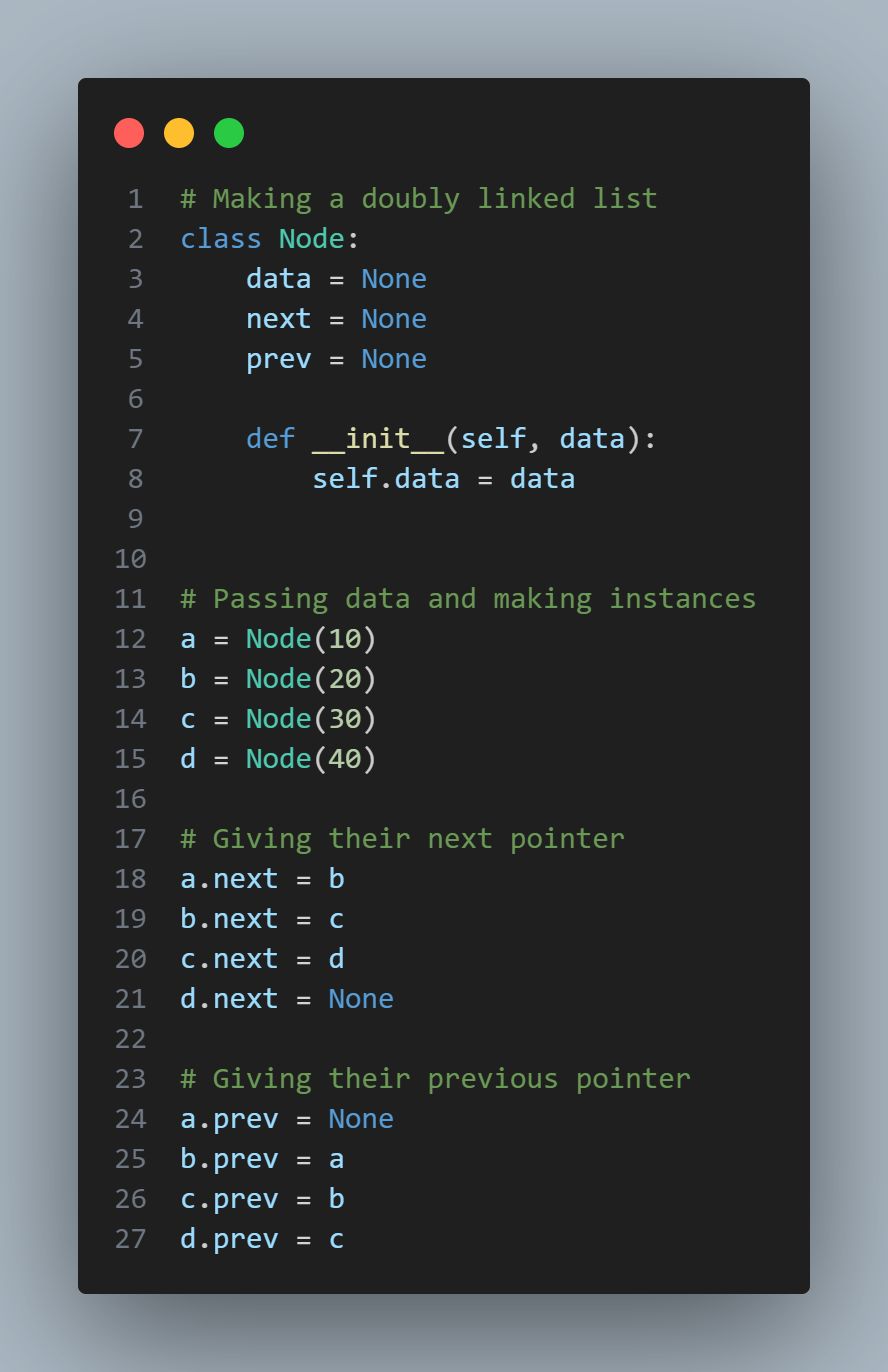 Suraj Kumar on LinkedIn: #datastructures #doublylinkedlists # ... Suraj Kumar on LinkedIn: #datastructures #doublylinkedlists # ...