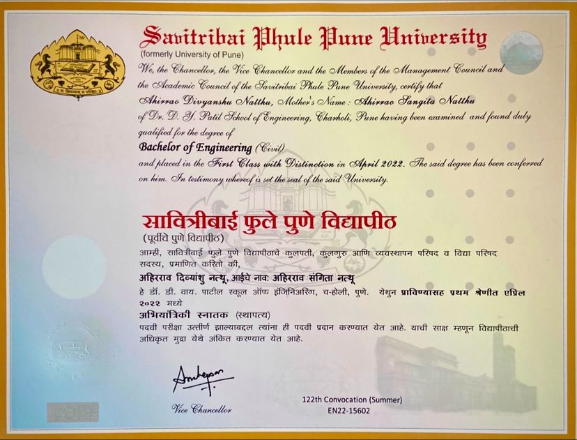 Divyanshu Ahirrao on LinkedIn: #char_saal_ki_mehnat_rang_laai Divyanshu Ahirrao on LinkedIn: #char_saal_ki_mehnat_rang_laai