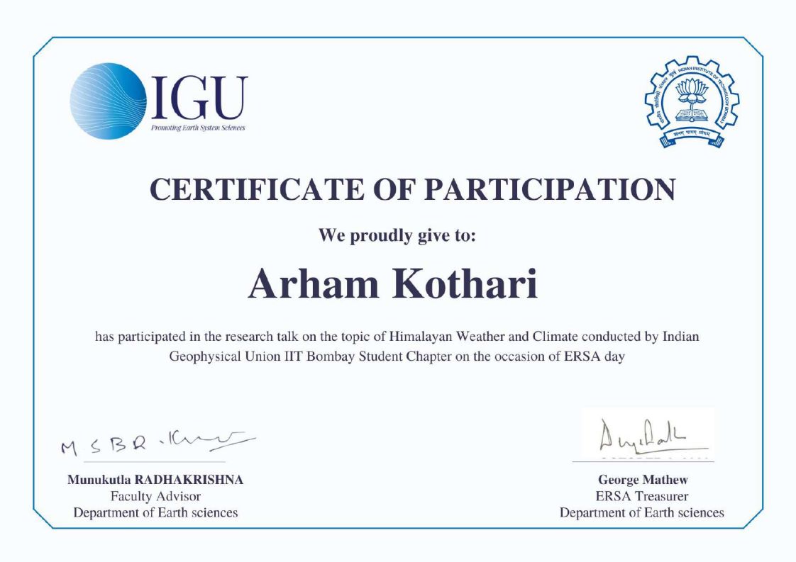 Arham Kothari on LinkedIn: I am thrilled to share that I received a ... Arham Kothari on LinkedIn: I am thrilled to share that I received a ...