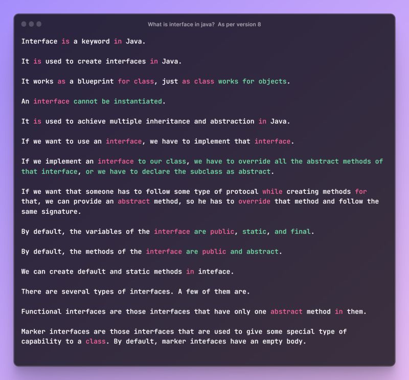 Amit yadav on LinkedIn: What is interface in java ? as per version… Amit yadav on LinkedIn: What is interface in java ? as per version…