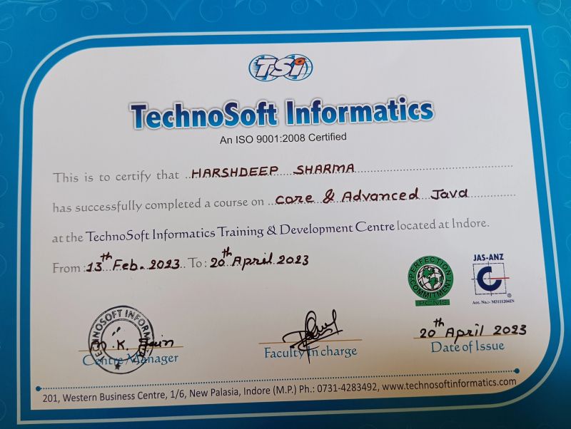 Harshdeep Sharma on LinkedIn: #java #corejava #advancedjava #j2ee # ... Harshdeep Sharma on LinkedIn: #java #corejava #advancedjava #j2ee # ...