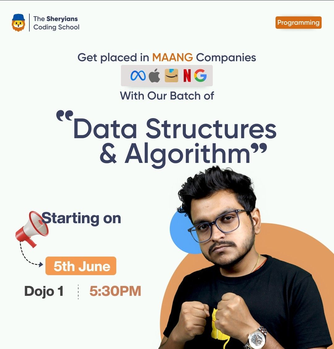 Sheryians Coding School on LinkedIn: #dsa #datastructures #algorithms # ... Sheryians Coding School on LinkedIn: #dsa #datastructures #algorithms # ...