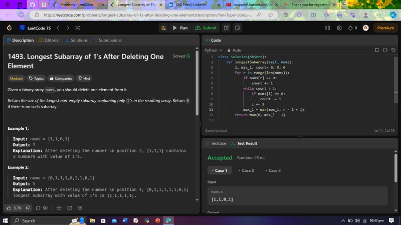 Day 17 of LeetCode75 coding challenge | Rafiea Ashraf posted on the ... Day 17 of LeetCode75 coding challenge | Rafiea Ashraf posted on the ...