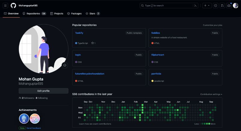 Mohan Gupta on LinkedIn: #github #opensource #codingjourney #developerlife Mohan Gupta on LinkedIn: #github #opensource #codingjourney #developerlife