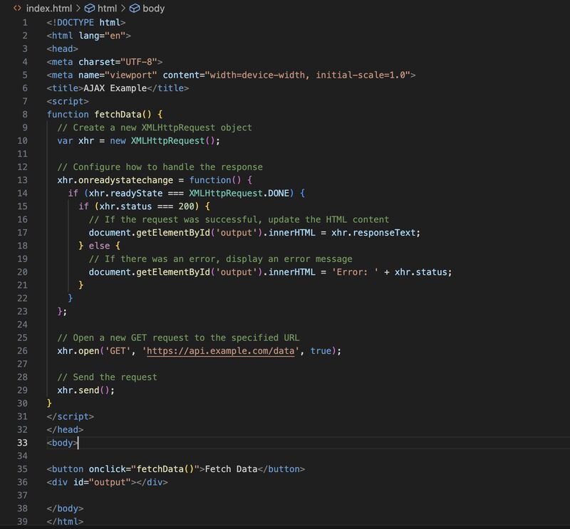 AJAX: Asynchronous JavaScript and XML | Anushka Hadkhale posted on the ... AJAX: Asynchronous JavaScript and XML | Anushka Hadkhale posted on the ...
