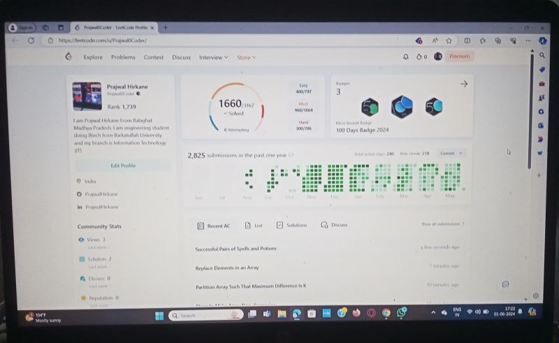 Prajwal Hirkane on LinkedIn: #365daychallenge #leetcode #dailycoding # ... Prajwal Hirkane on LinkedIn: #365daychallenge #leetcode #dailycoding # ...