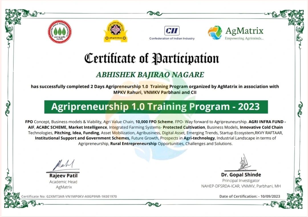 Abhishek Nagare on LinkedIn: #agripreneurship #agriculture # ... Abhishek Nagare on LinkedIn: #agripreneurship #agriculture # ...
