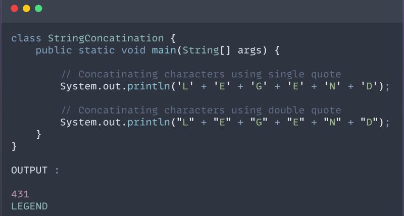 Satyajit Bhatt on LinkedIn: #javaprogramming #concatenation # ... Satyajit Bhatt on LinkedIn: #javaprogramming #concatenation # ...