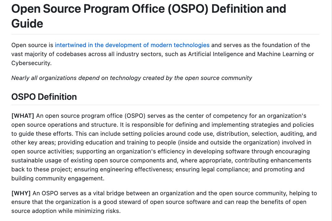 TODO (OSPO) Group on LinkedIn: #ospo TODO (OSPO) Group on LinkedIn: #ospo