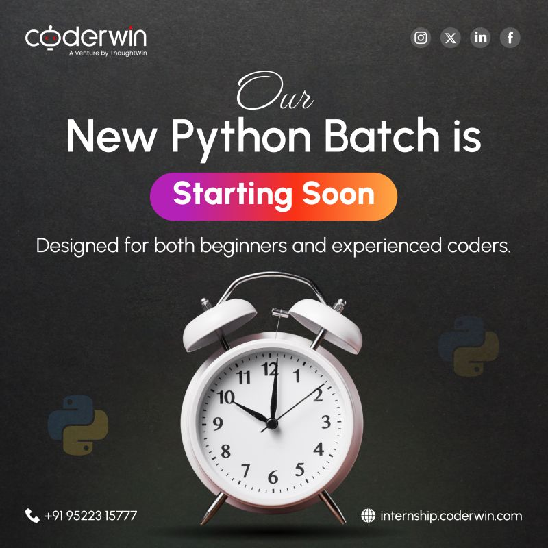 CoderWin on LinkedIn: #pythonlearning #codingbootcamp #learnpython # ... CoderWin on LinkedIn: #pythonlearning #codingbootcamp #learnpython # ...