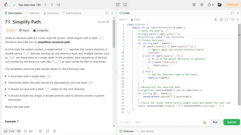 Aman Pandey on LinkedIn: #leetcode150 #codingchallenge #algorithm # ... Aman Pandey on LinkedIn: #leetcode150 #codingchallenge #algorithm # ...