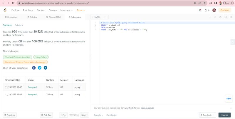 Narmatha Annadurai on LinkedIn: #sql #data #leetcode #datascience # ... Narmatha Annadurai on LinkedIn: #sql #data #leetcode #datascience # ...