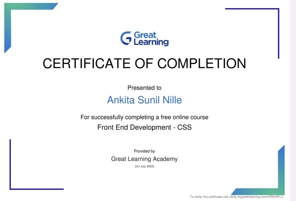 Ankita Nille on LinkedIn: #great Ankita Nille on LinkedIn: #great