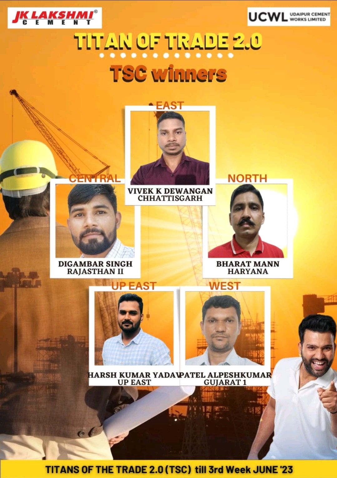 HARSH KUMAR YADAV on LinkedIn: #jklakshmicement #winner HARSH KUMAR YADAV on LinkedIn: #jklakshmicement #winner