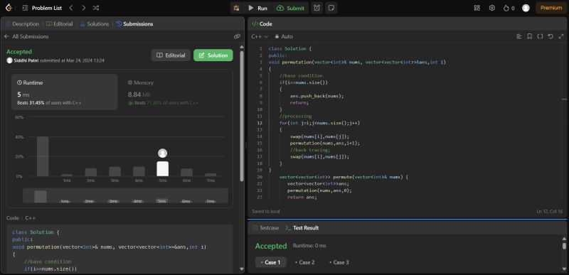 Day 47 of #100DaysOfCode: Solved C++ Algorithm | Siddhi P. posted on ... Day 47 of #100DaysOfCode: Solved C++ Algorithm | Siddhi P. posted on ...