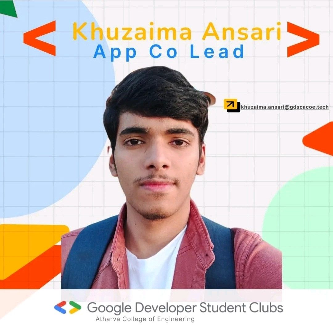 Khuzaima Ansari on LinkedIn: #gdsc #appdevelopment Khuzaima Ansari on LinkedIn: #gdsc #appdevelopment