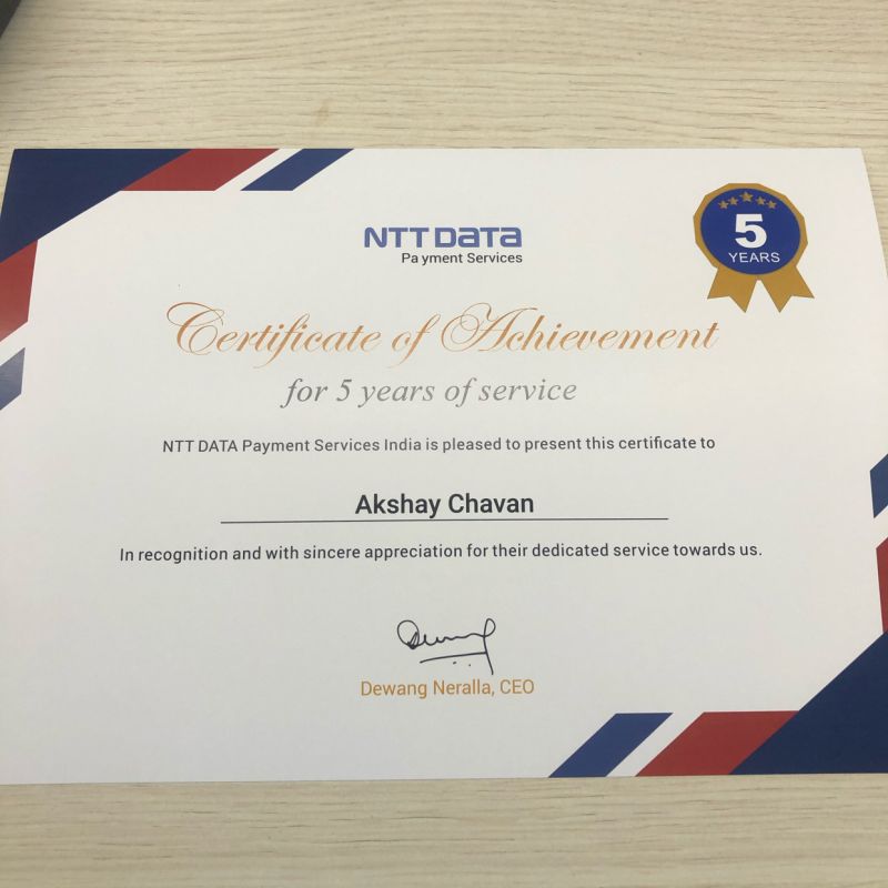 Akshay Chavan on LinkedIn: Thank you NTT DATA Payment Services India ... Akshay Chavan on LinkedIn: Thank you NTT DATA Payment Services India ...