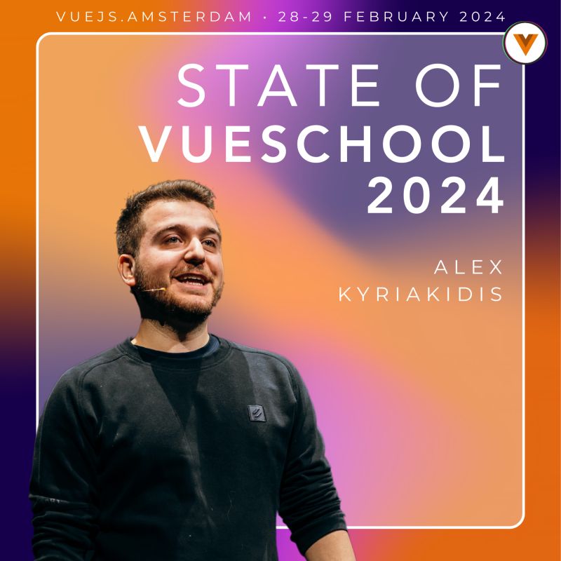 Vuejs Amsterdam on LinkedIn: #vuejsamsterdam #vue #vuejs #vueschool Vuejs Amsterdam on LinkedIn: #vuejsamsterdam #vue #vuejs #vueschool