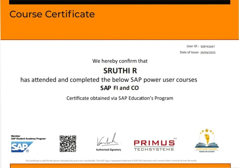 Sruthi R on LinkedIn: #membersapstudentacademyprogram #sapfico # ... Sruthi R on LinkedIn: #membersapstudentacademyprogram #sapfico # ...
