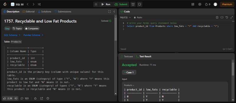 Ishant Yadav on LinkedIn: #sql #dataanalysis #leetcode # ... Ishant Yadav on LinkedIn: #sql #dataanalysis #leetcode # ...
