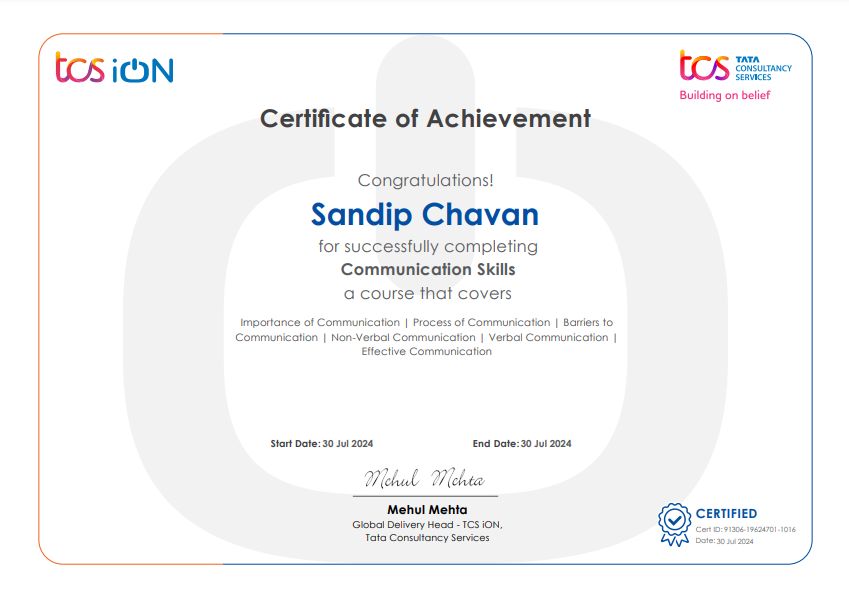 Sandip Chavan on LinkedIn: #continuouslearning #professionaldevelopment ... Sandip Chavan on LinkedIn: #continuouslearning #professionaldevelopment ...