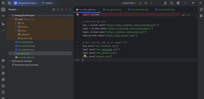 Anu Kumari on LinkedIn: #python #qrcode #coding #programming #developer ... Anu Kumari on LinkedIn: #python #qrcode #coding #programming #developer ...