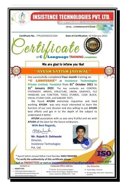 Ayush Jaiswal on LinkedIn: #cprogramming #trainee #programmingjourney # ... Ayush Jaiswal on LinkedIn: #cprogramming #trainee #programmingjourney # ...