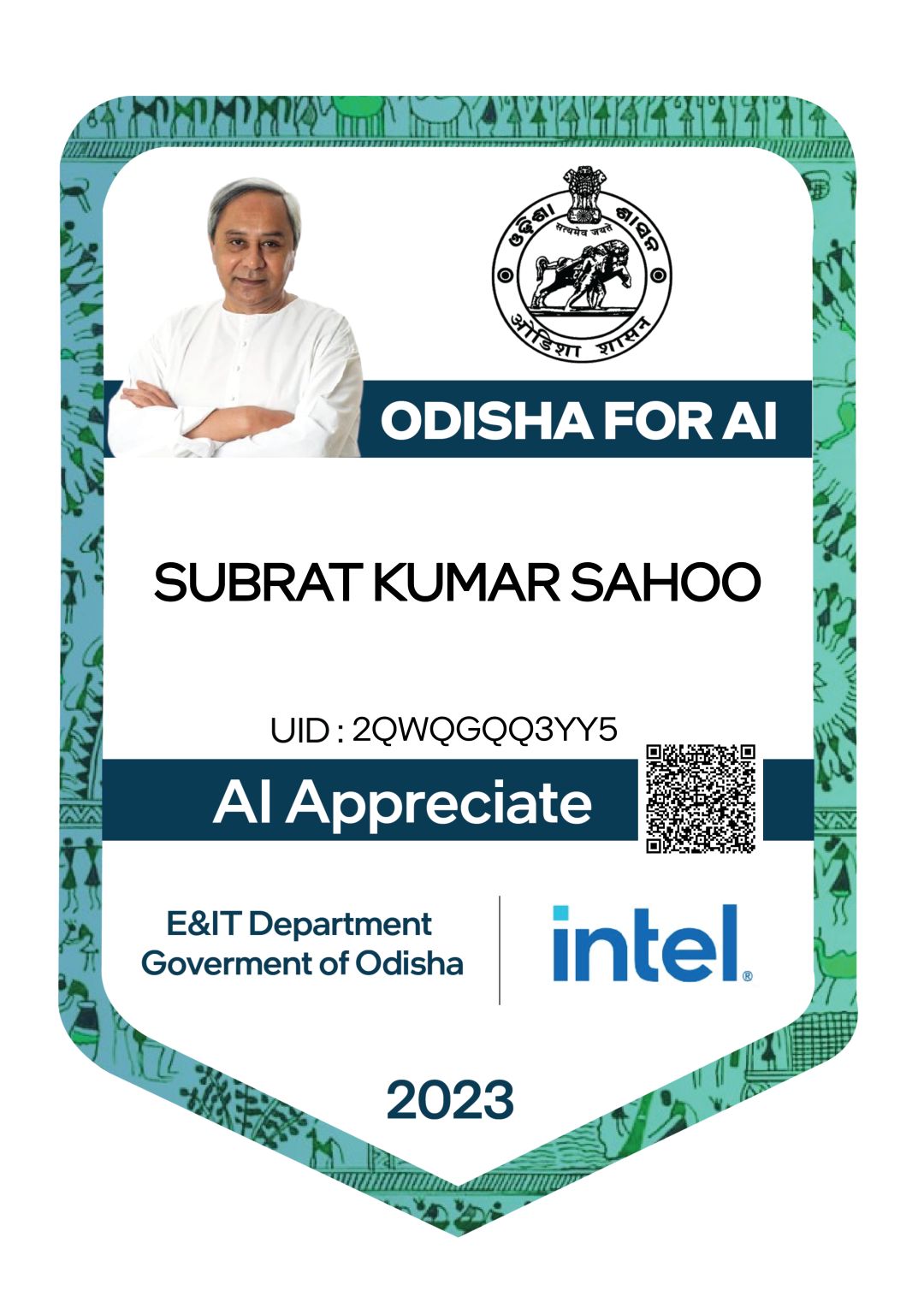 Subrat kumar sahoo on LinkedIn: #share #odisha #odishaai #intel # ... Subrat kumar sahoo on LinkedIn: #share #odisha #odishaai #intel # ...