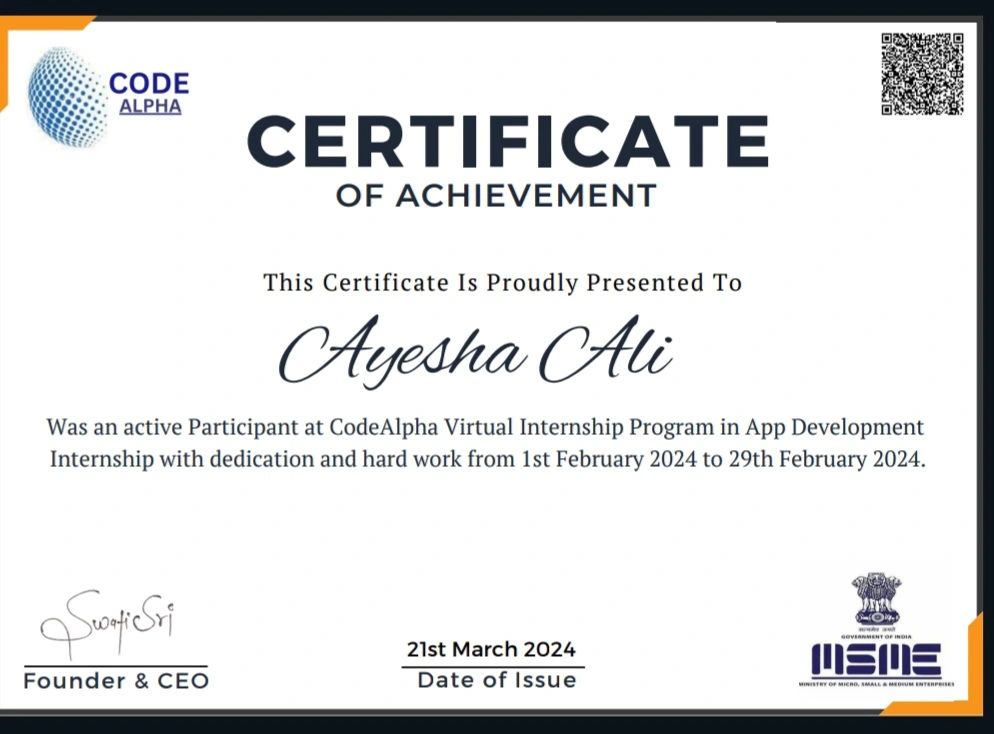 Ayesha Ali on LinkedIn: #mobileappdevelopment #flutter #firebase # ... Ayesha Ali on LinkedIn: #mobileappdevelopment #flutter #firebase # ...
