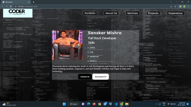 Sanskar Mishra on LinkedIn: #frontenddeveloper #html #css Sanskar Mishra on LinkedIn: #frontenddeveloper #html #css