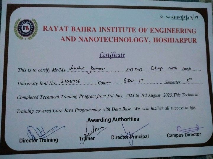 Arvind Kumar on LinkedIn: #java #database #corejava Arvind Kumar on LinkedIn: #java #database #corejava