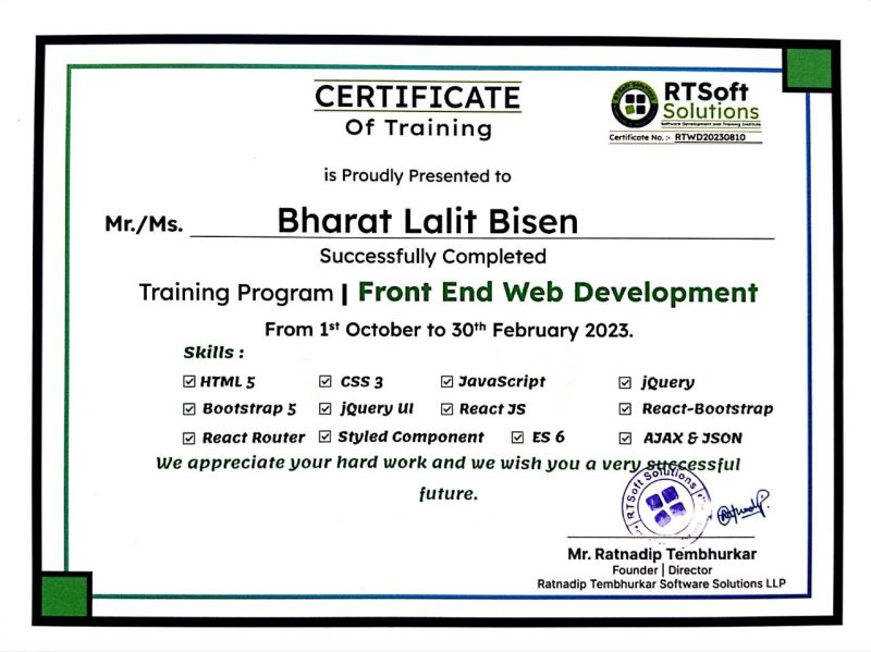 Bharat Bisen on LinkedIn: #webtechnologies #webdevelopment #javascript ... Bharat Bisen on LinkedIn: #webtechnologies #webdevelopment #javascript ...