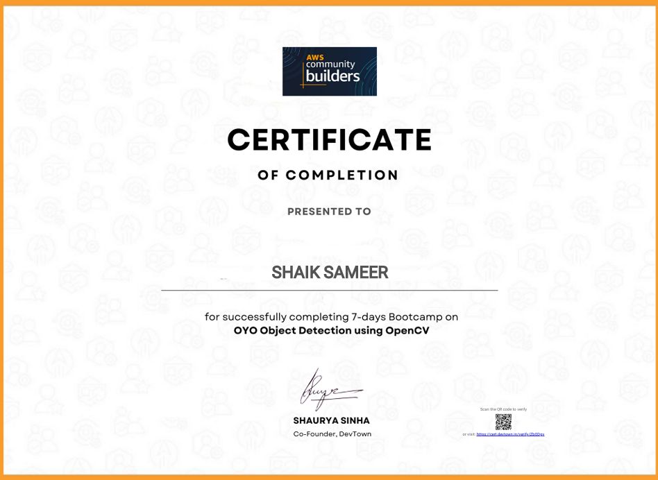 Sameer Shaik on LinkedIn: #objectdetection #objectdetection #opencv # ... Sameer Shaik on LinkedIn: #objectdetection #objectdetection #opencv # ...